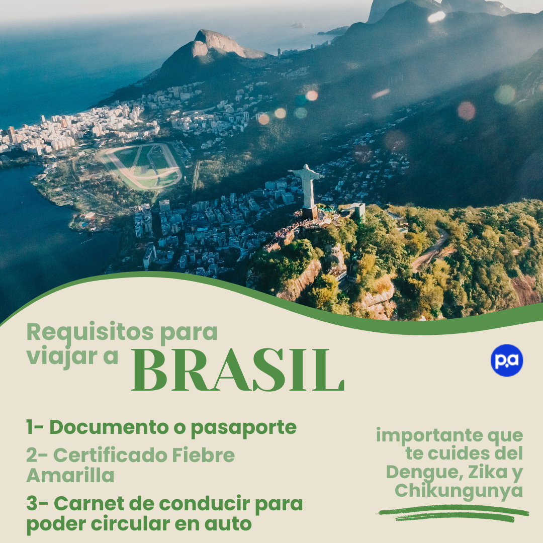 Requisitos para viajar a Brasil - ComparaOnline